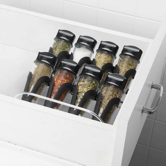 spice rack Trudeau 8PC spice jar spice stand spices included wall mount ...