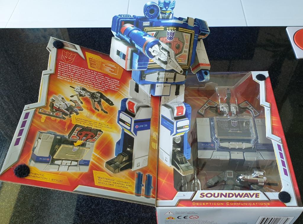 Transformers SOUNDWAVE Toys R Us Commemorative G1 Reissue Hasbro TRU ...