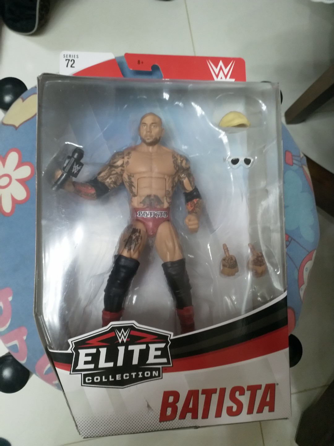 WWE elite 72 Batista 全新, 興趣及遊戲, 收藏品及紀念品, 明星周邊 on Carousell