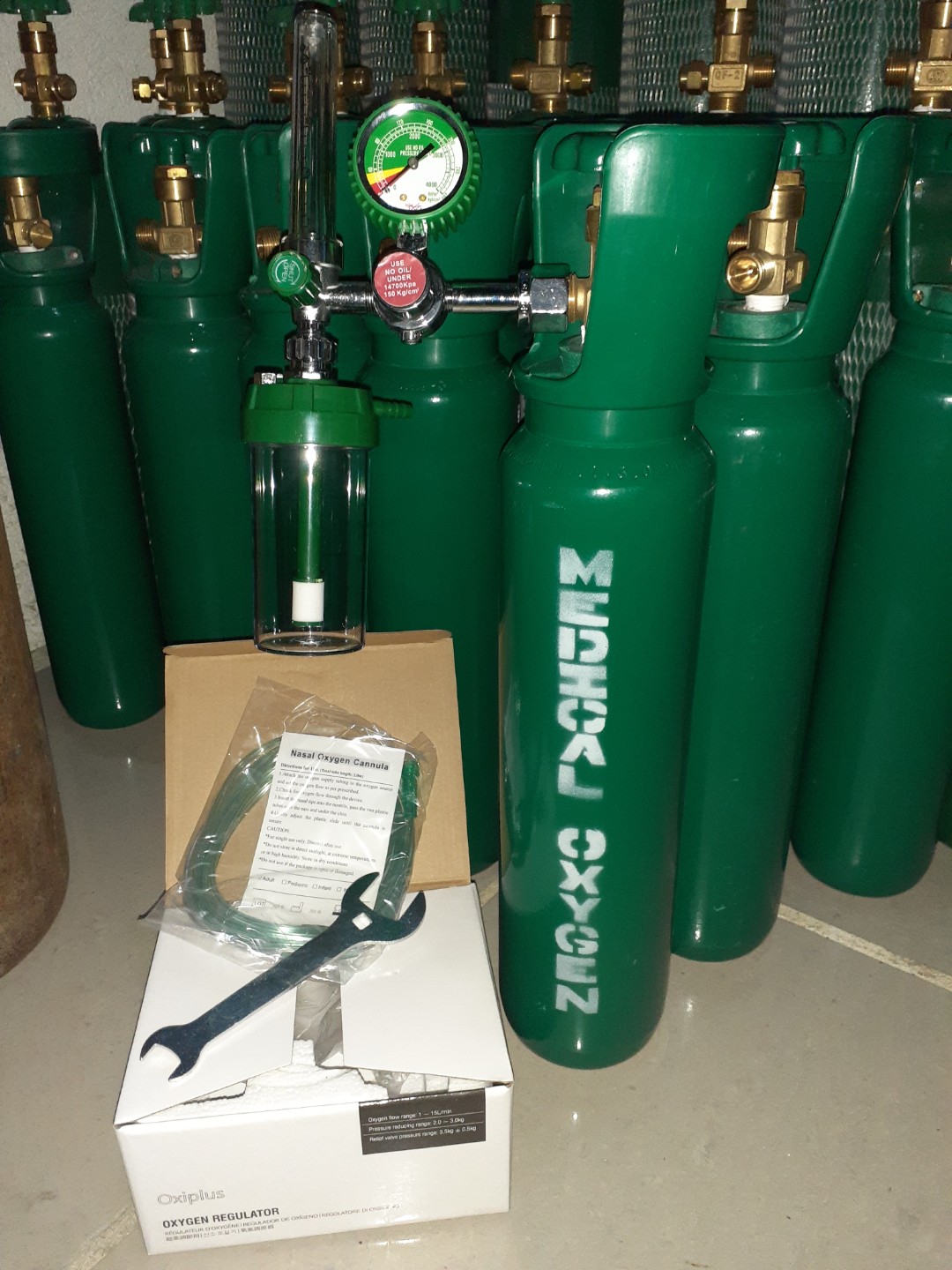 5lbs medical oxygen tank complete packages, Everything Else, Others on ...