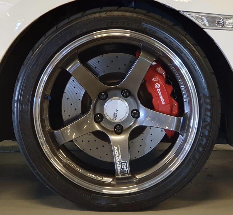 Advan Racing GT rims - 18 x 9.5JJ +35 5H-120, Car Accessories, Tyres ...