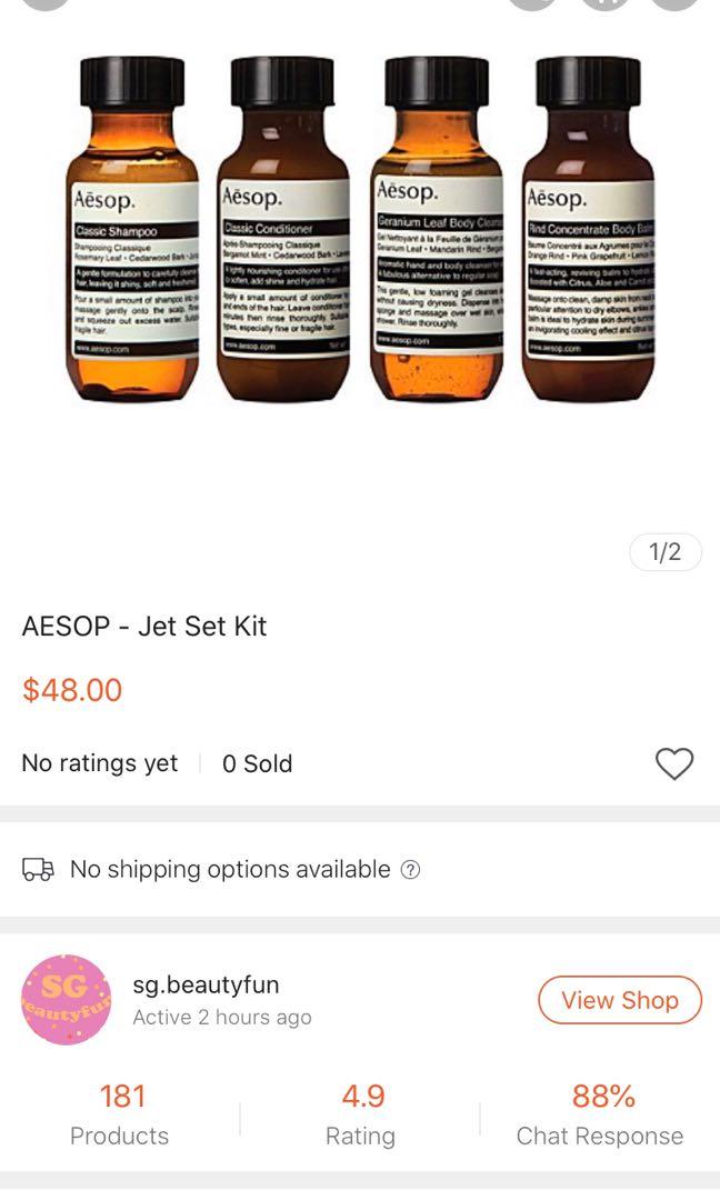 AESOP Jet Set Travel Kit BN, Everything Else on Carousell
