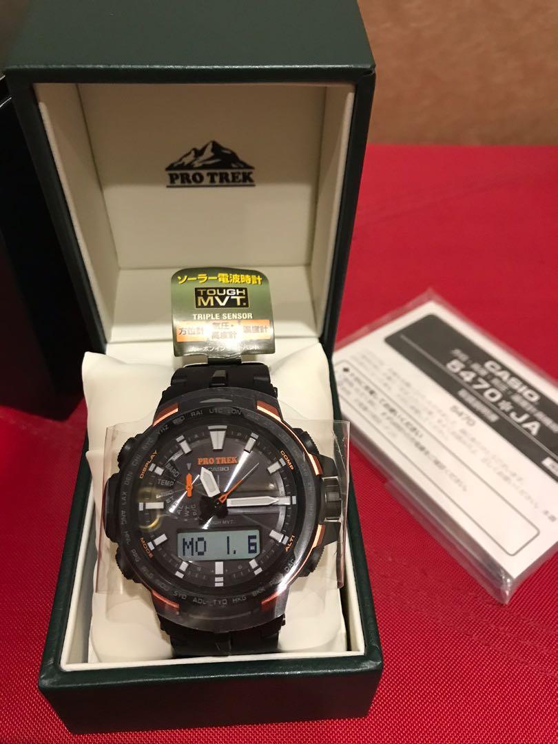 Casio Protrek Triple Sensor Japan Model, Mobile Phones & Gadgets, Wearables & Smart Watches on ...