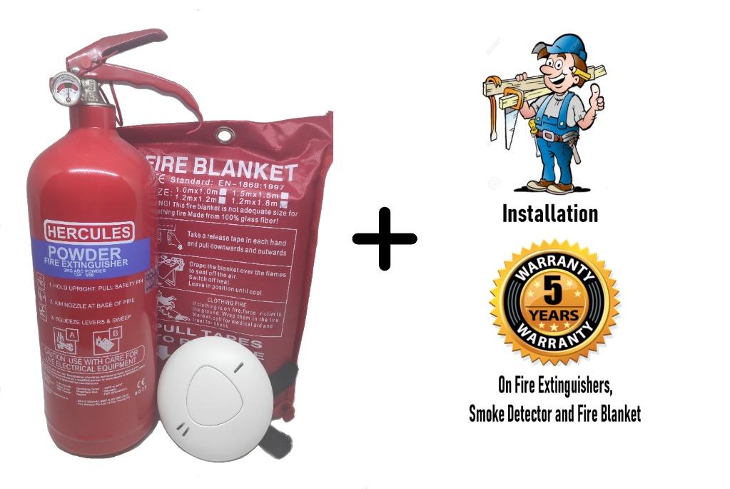 Comprehensive Home Fire Protection System PACKAGE A (Recommended for 2 ...