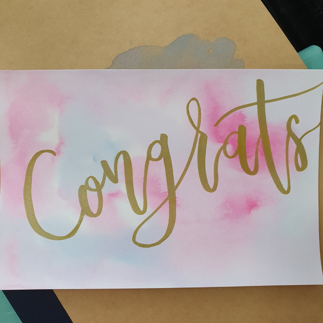 Congrats cards, Hobbies & Toys, Stationery & Craft, Occasions & Party ...