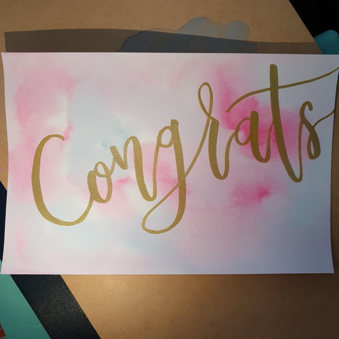 Congrats cards, Hobbies & Toys, Stationery & Craft, Occasions & Party ...