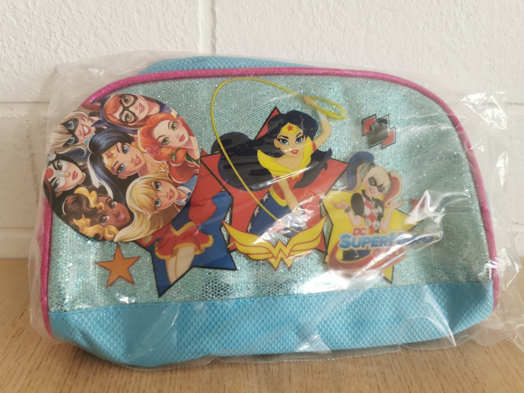 DC Superhero Girls Pouch, Babies & Kids, Babies & Kids Fashion on Carousell