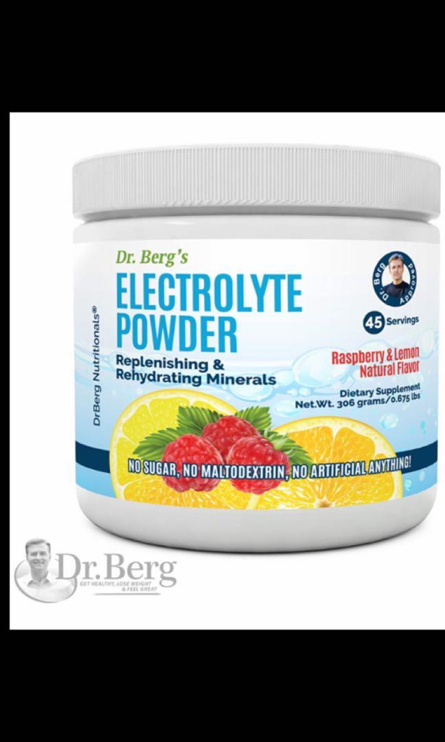 Dr. Berg's Original Electrolyte Powder, High Energy, Replenish ...