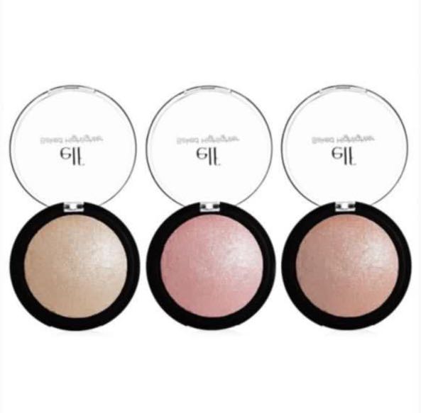 Elf Baked Highlighter - Moonlight Pearls, Blush Gems, Pink Diamonds ...