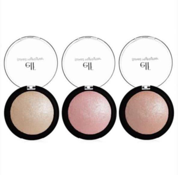 Elf Baked Highlighter - Moonlight Pearls, Blush Gems, Pink Diamonds ...