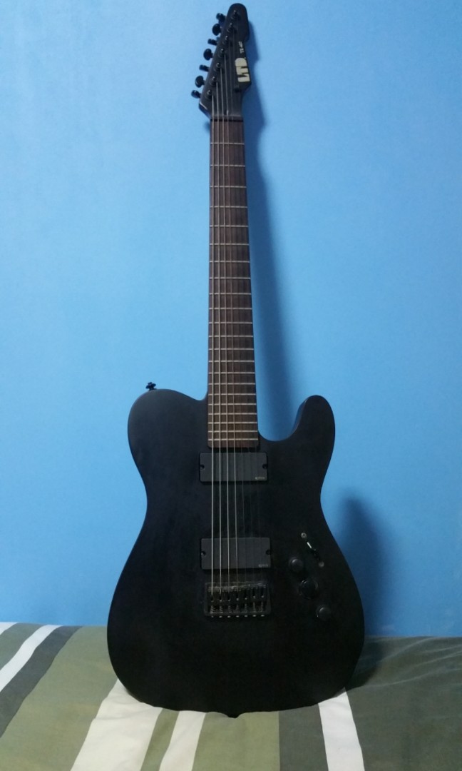 ESP LTD TE-407 7-String Electric Guitar (nego), Hobbies & Toys, Music ...
