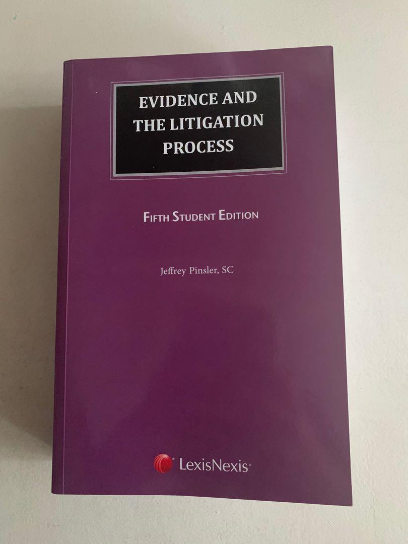 Evidence and the Litigation Process, Computers & Tech, Office ...