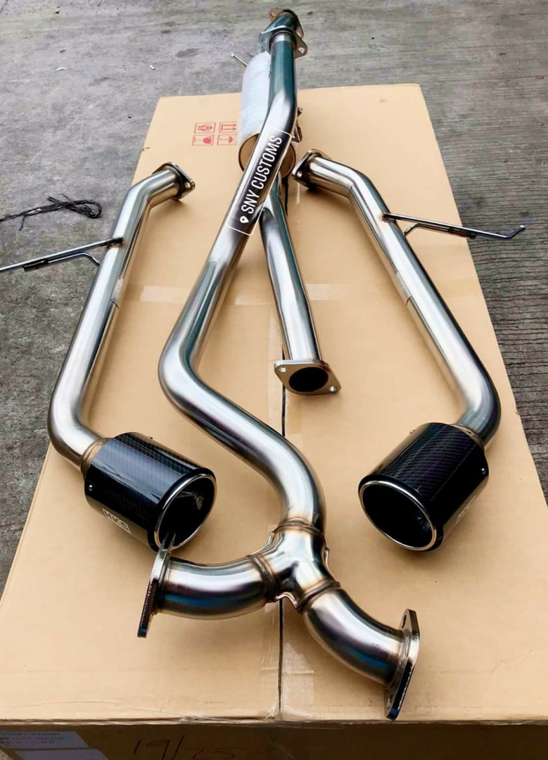 FORD Ranger Raptor HKS Carbon cutback orig Muffler deferred, Car Parts ...