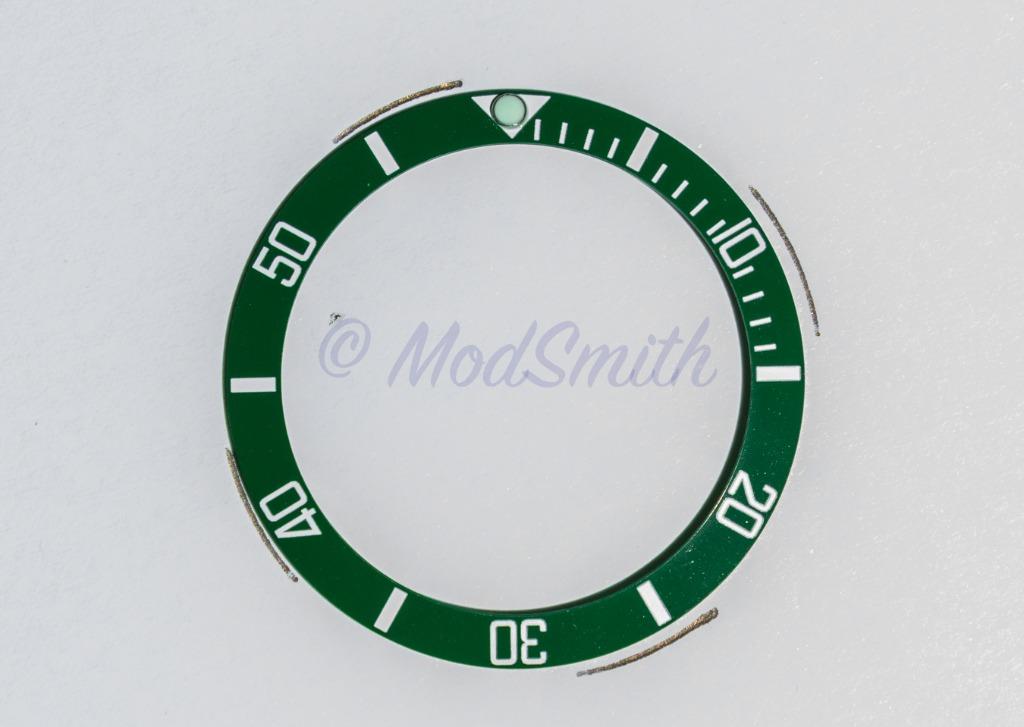 Green ceramic bezel insert for Seiko mods (sub-style), Luxury, Watches ...