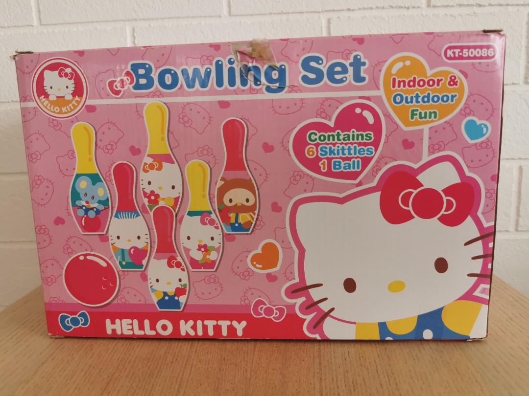 Hello Kitty Bowling Set, Hobbies & Toys, Toys & Games on Carousell
