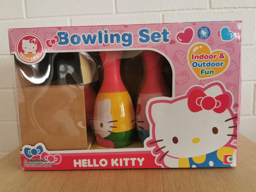 Hello Kitty Bowling Set, Hobbies & Toys, Toys & Games on Carousell