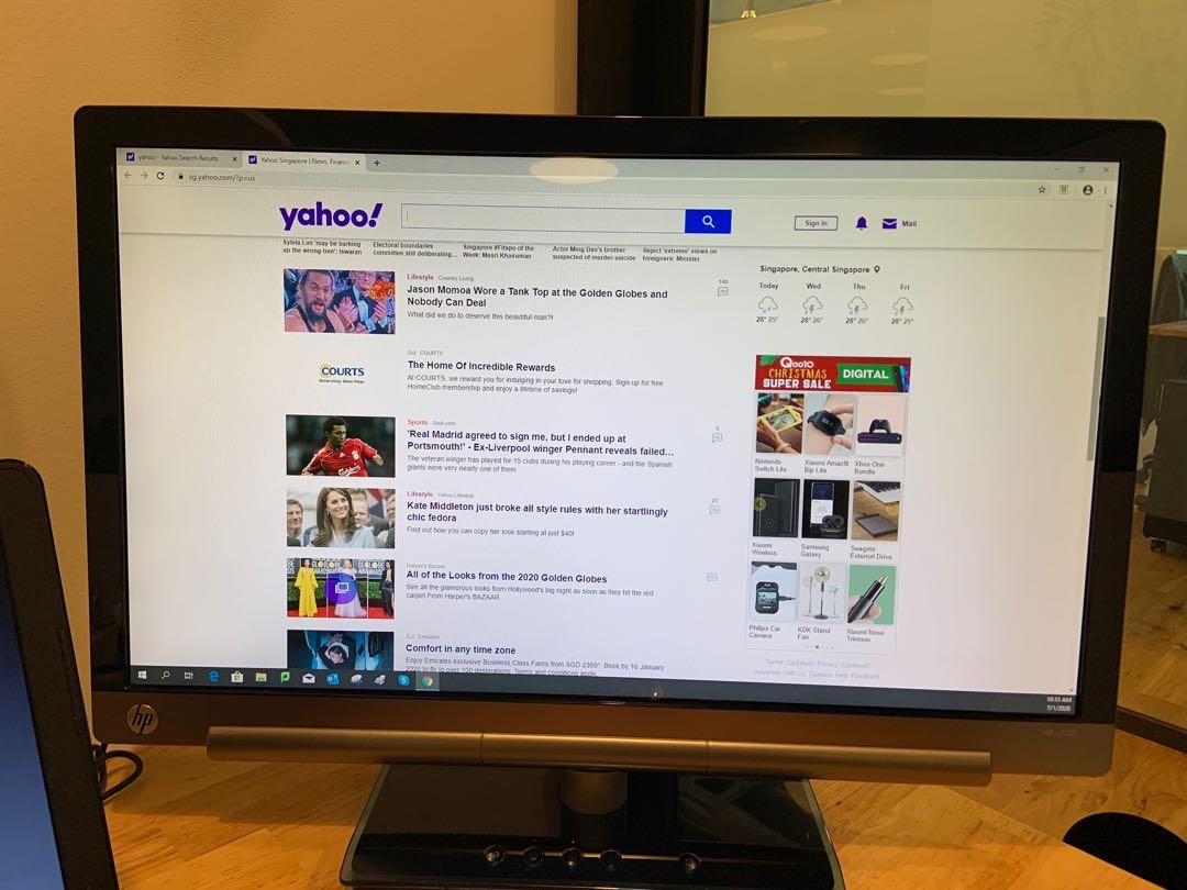 HP x2301 Micro Thin LED Monitor, Computers & Tech, Parts & Accessories ...