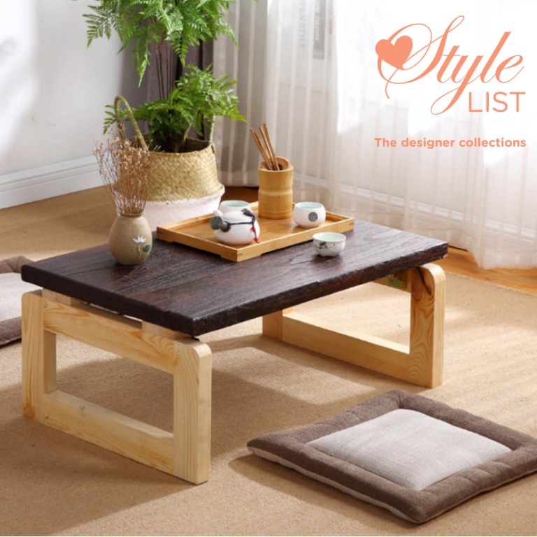Japanese Tatami Table/Teapoy Table/Coffee Table/Foldable, Furniture ...