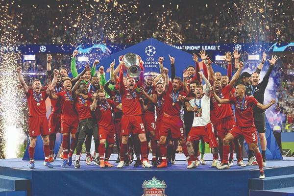 LIVERPOOL FC UCL 2019 WINNER POSTER, Furniture & Home Living, Home ...