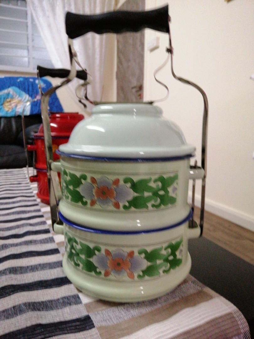 Peranakan Nyonya Mangkuk Tingkat Tiffin Carrier Lunch Box, Furniture ...