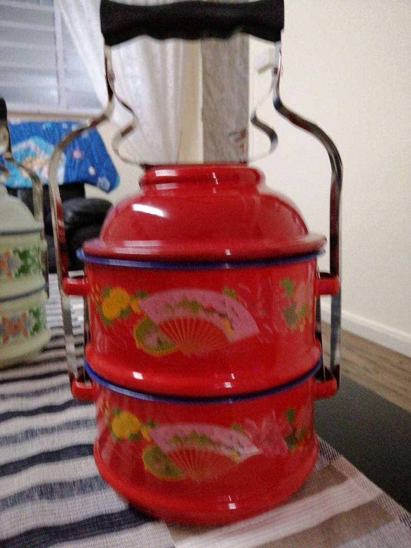 Peranakan Nyonya Mangkuk Tingkat Tiffin Carrier Lunch Box, Furniture ...