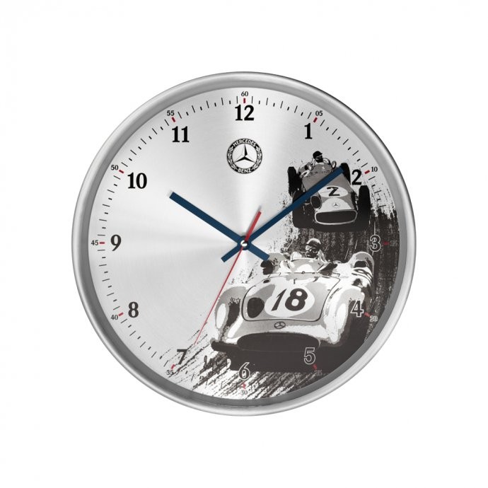 Mercedes Benz Wanduhr Classic Wall Clock, Furniture & Home Living, Home ...