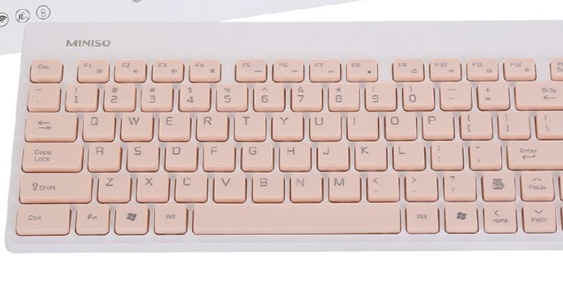 Pink Miniso Keyboard, Computers & Tech, Parts & Accessories, Computer ...