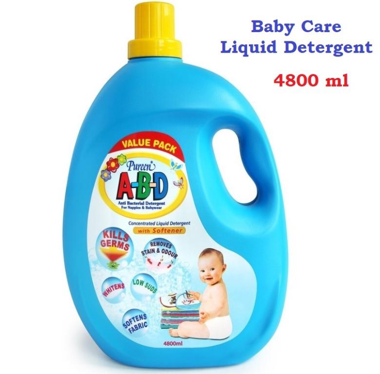 Pureen A-B-D Anti Bacterial Liquid Detergent with Softener 4800ml ...