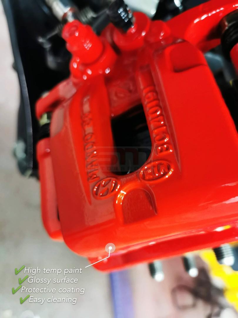 RED Brake Caliper Painting Service All Car Model, Auto Accessories on ...