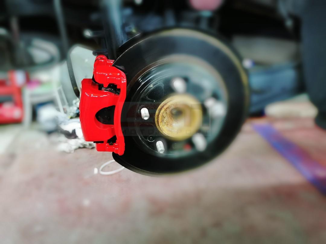 RED Brake Caliper Painting Service All Car Model, Auto Accessories on ...
