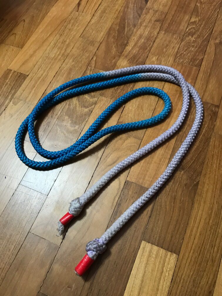 Rhythmic gymnastics rope, Sports Equipment, Exercise & Fitness, Toning ...