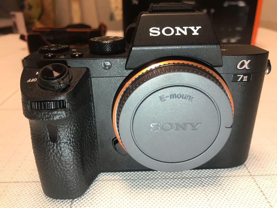 Sony A7ii A7M2 body over90%連3原廠電, 攝影器材, 鏡頭及裝備 - Carousell