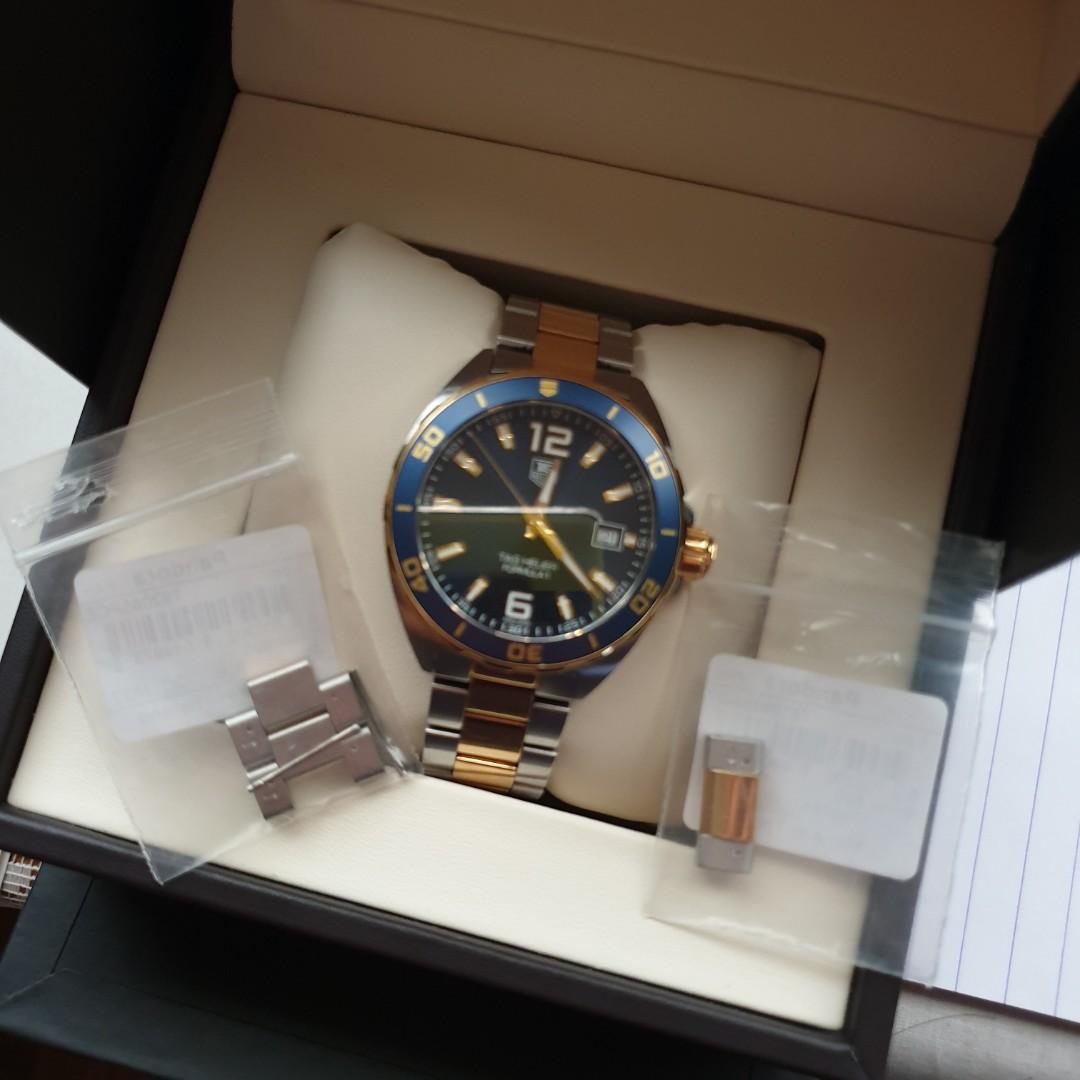 Tag heuer formula 1 gold plated, Men's Fashion, Watches & Accessories ...