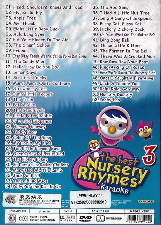 Nursery Rhymes Dvd