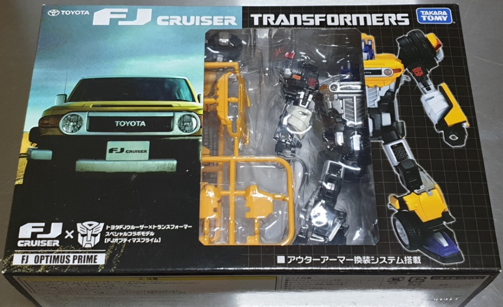 Transformers Takara Tomy Exclusive Toyota FJ Cruiser X Optimus Prime ...