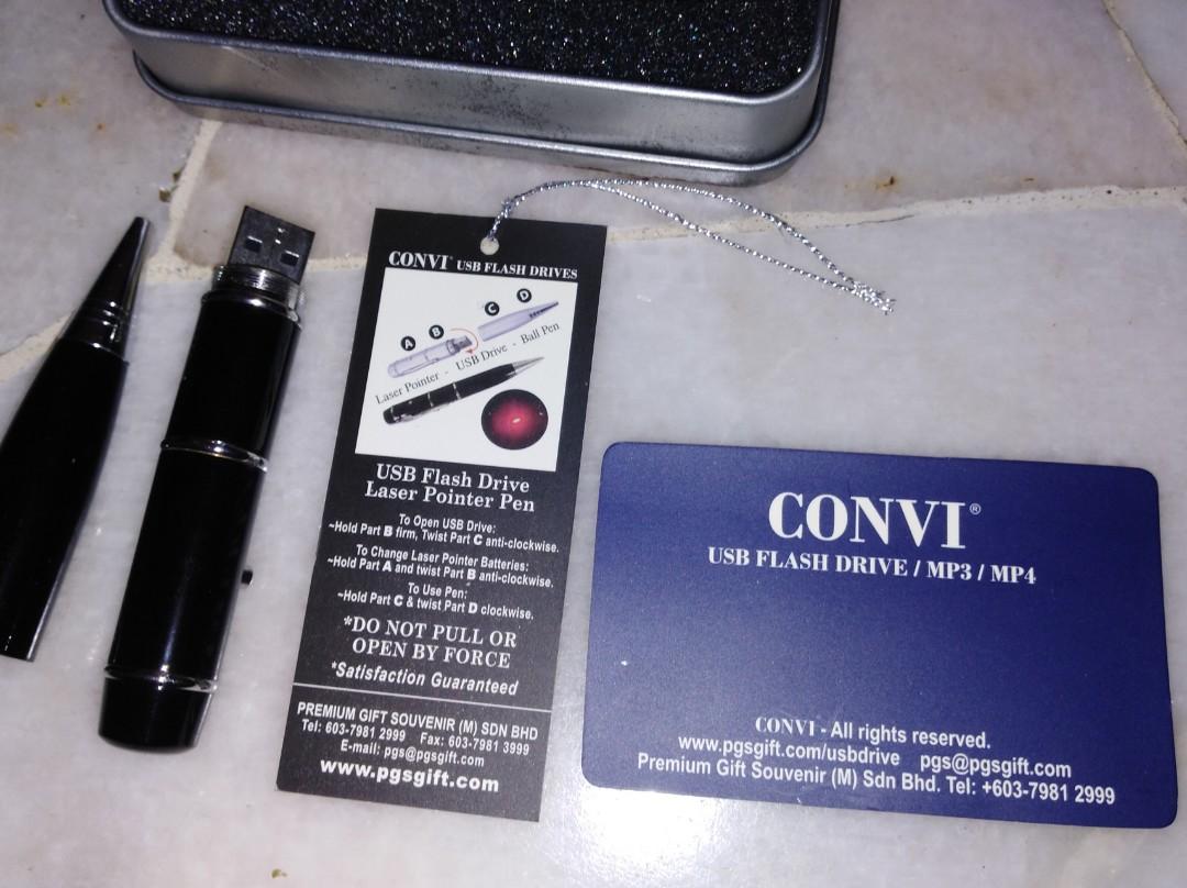 Usb flash drive laser pointer pen, Computers & Tech, Parts & Accessories, Hard Disks ...