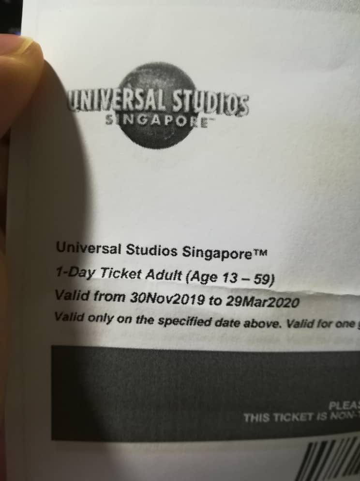 Universal Studio Singapore E-Ticket, Tickets & Vouchers, Event Tickets ...