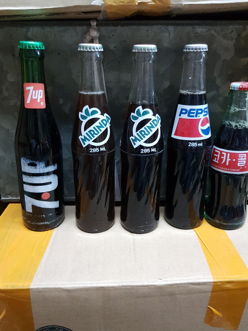 Vintage soda bottles 7-up coca-cola miranda pepsi, Hobbies & Toys ...