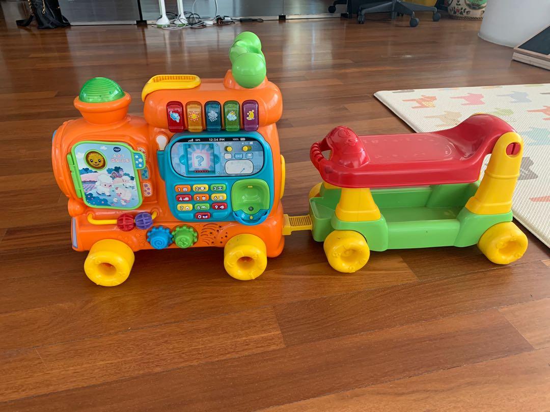 VTech Sit-to-Stand Alphabet Train, Babies & Kids, Infant Playtime on ...
