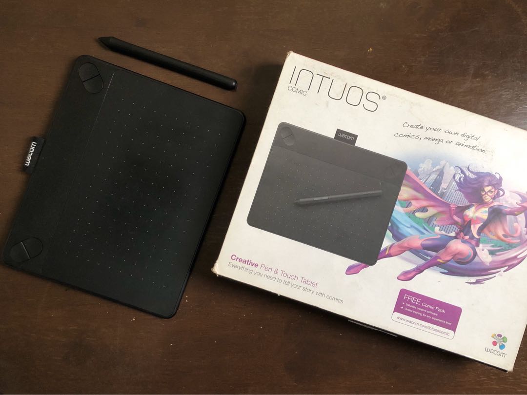 Wacom Intuos Comic Pen and Touch Tablet, Mobile Phones & Gadgets, E ...