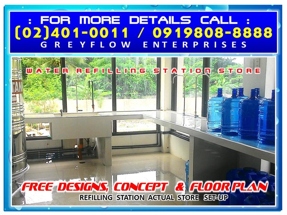 WATER REFILLING EQUIPMENTS FULL SET SET UP, Commercial & Industrial ...