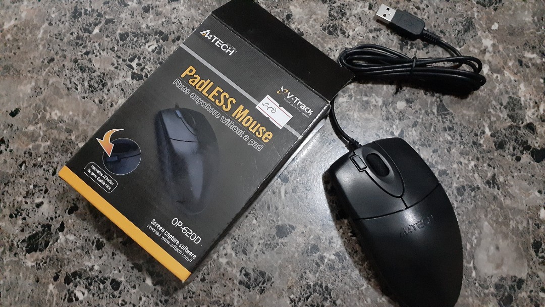 A4Tech Padless Mouse, Computers & Tech, Parts & Accessories, Mouse ...