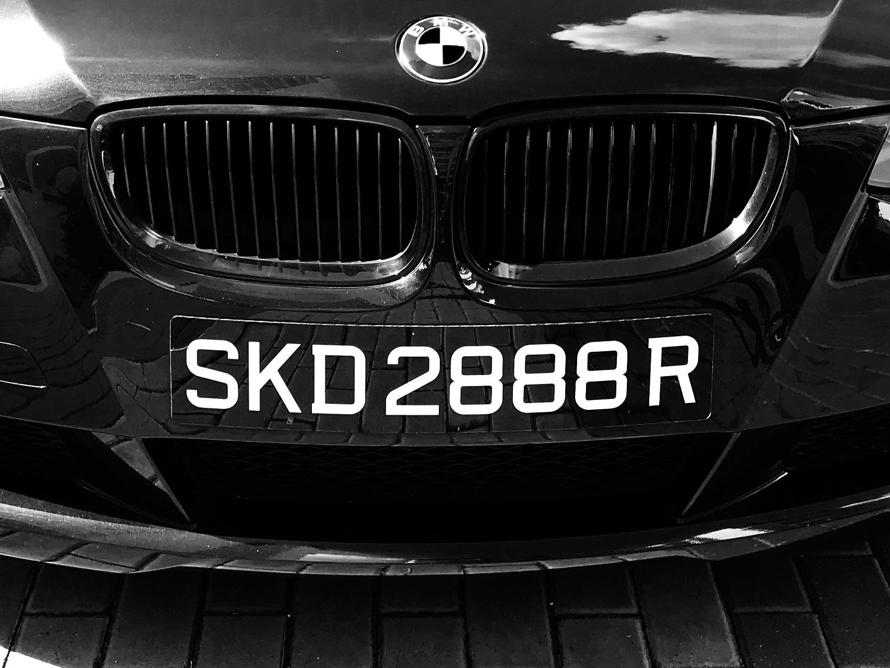 CNY Promo: Auspicious Number Plate 2888!, Car Accessories, Car Plates ...