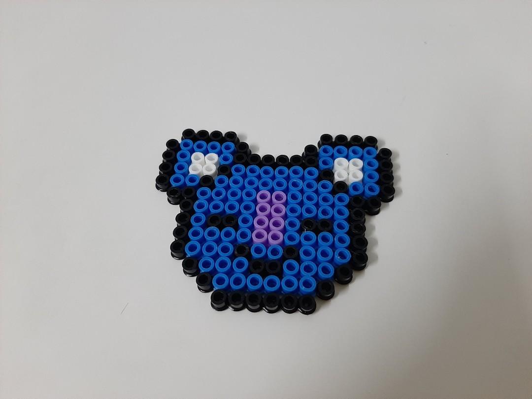 BTS BT21 perler bead, Hobbies & Toys, Collectibles & Memorabilia, Fan ...