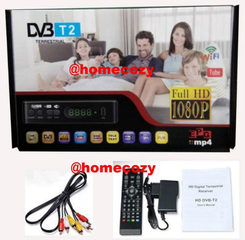 DVB-T2 Miniature Digital Setup Box with All Preset Mediacorp Channels ...