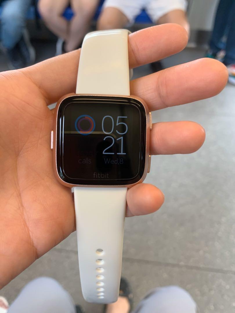 Fitbit Versa (Rose Gold), Mobile Phones & Gadgets, Wearables & Smart ...