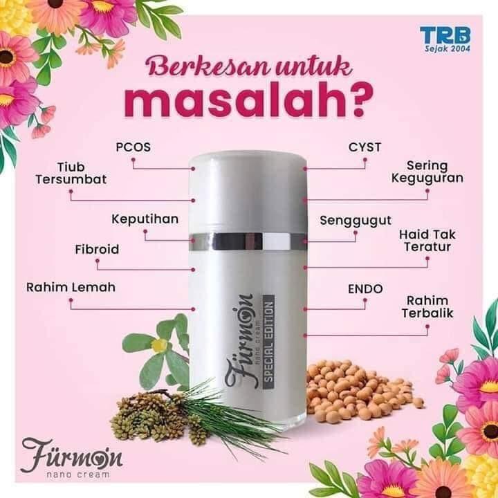 Furmon Nano Cream Couple Set - PCOS / CYST / MISCARRIAGE / IRREGULAR ...