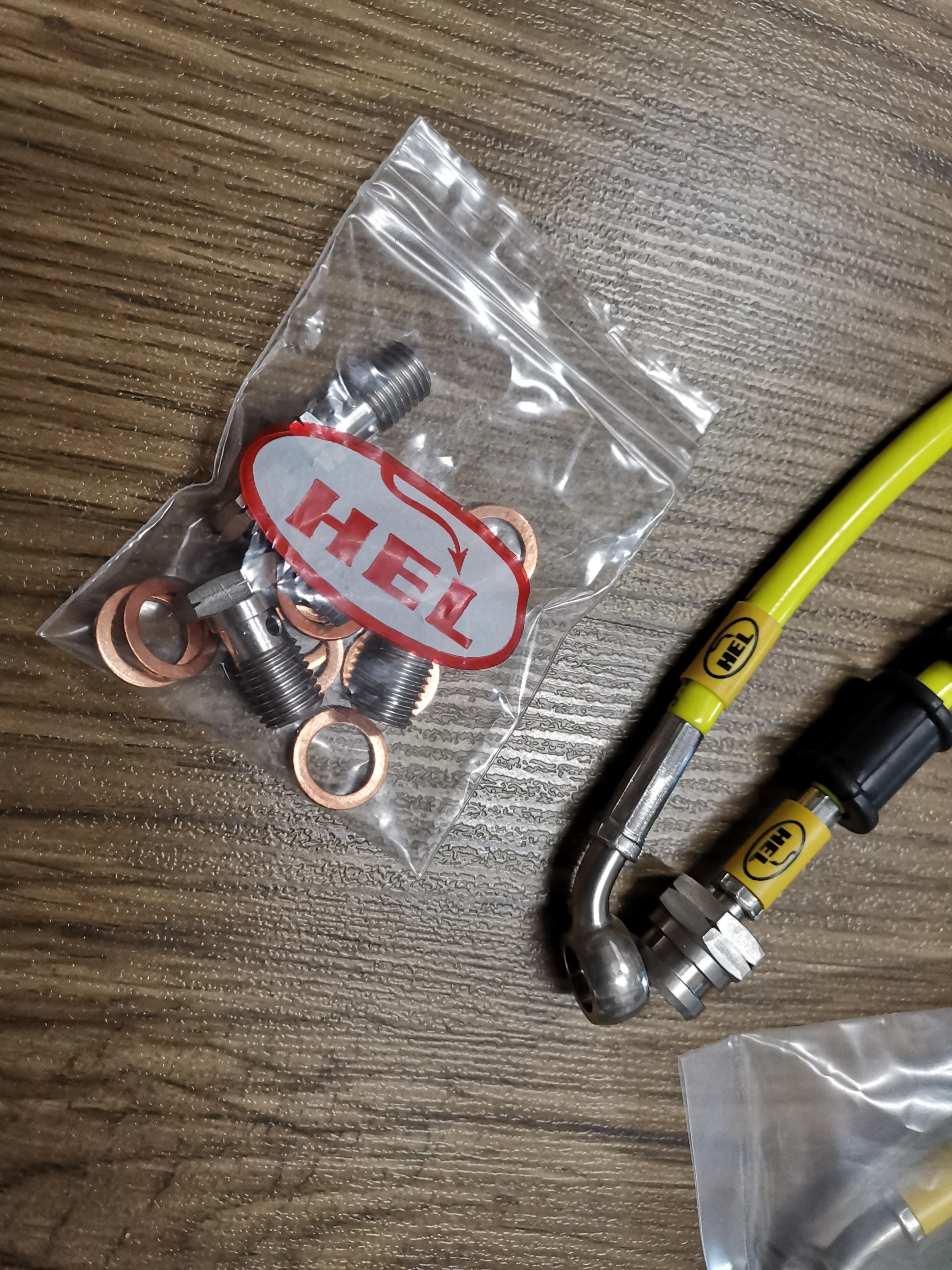 Hel brake hose Yamaha Aerox, Motorcycles, Motorcycle Apparel on Carousell