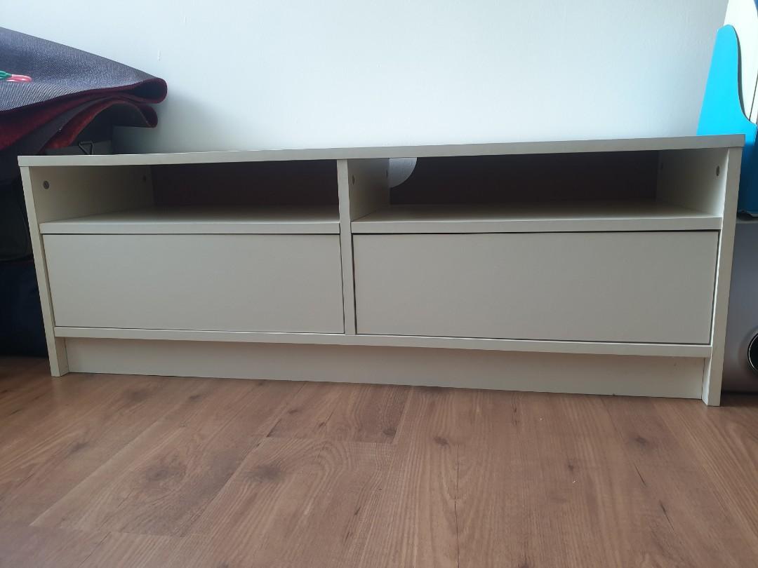 IKEA BENNO TV Bench with 2 Drawers, Furniture & Home Living, Furniture ...