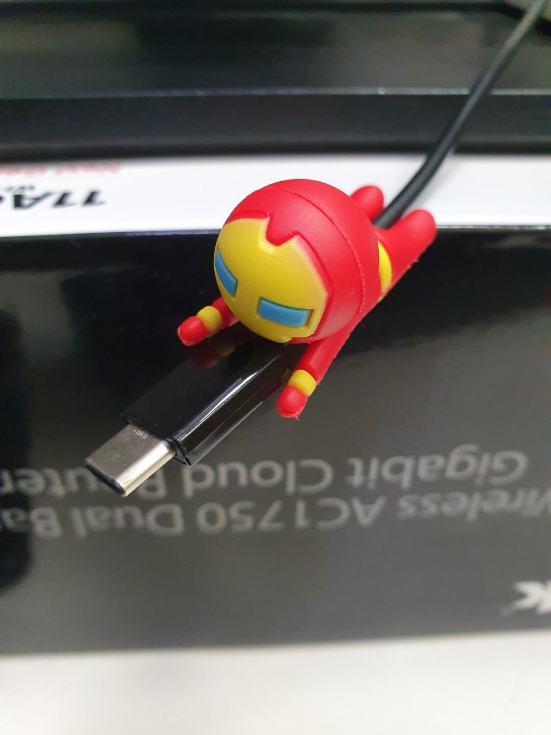 Iron Man Cable Bite (cablebite), Hobbies & Toys, Toys & Games on Carousell